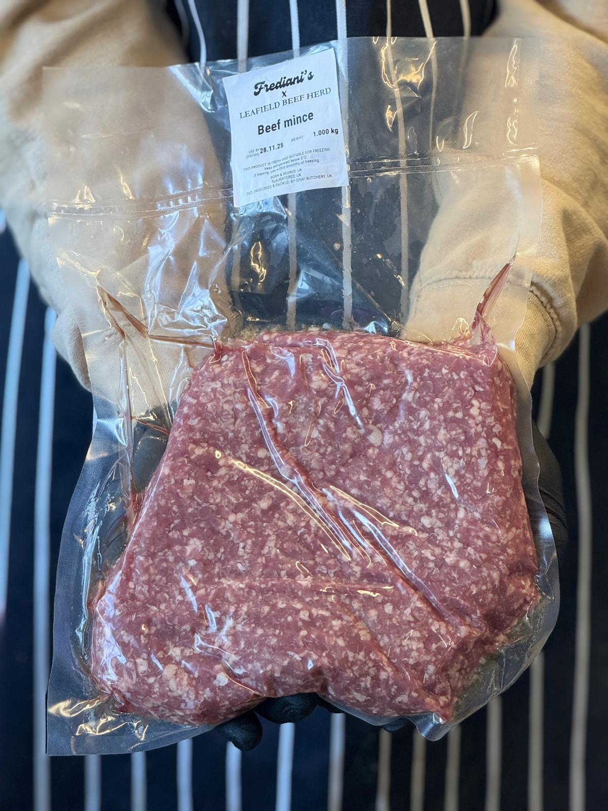 Beef Mince (20% Fat) 1kg Pack – Oude